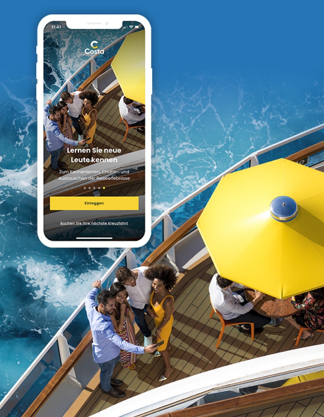 Offizielle App für iOS und Android von Costa Kreuzfahrten